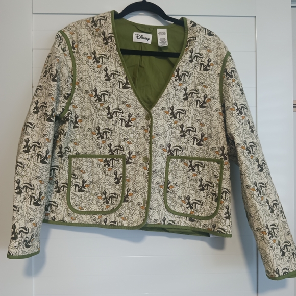Disney | Jackets & Coats | Disney Parks Bambi Quilted Jacket Featuring ...